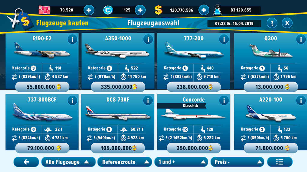 Airlines Manager – Tycoon 2019 › Games-Guide